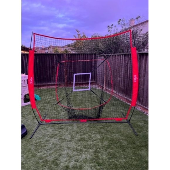 No brand / Not sure | Games | 7x7 Portable Softball Baseball Net Set ...